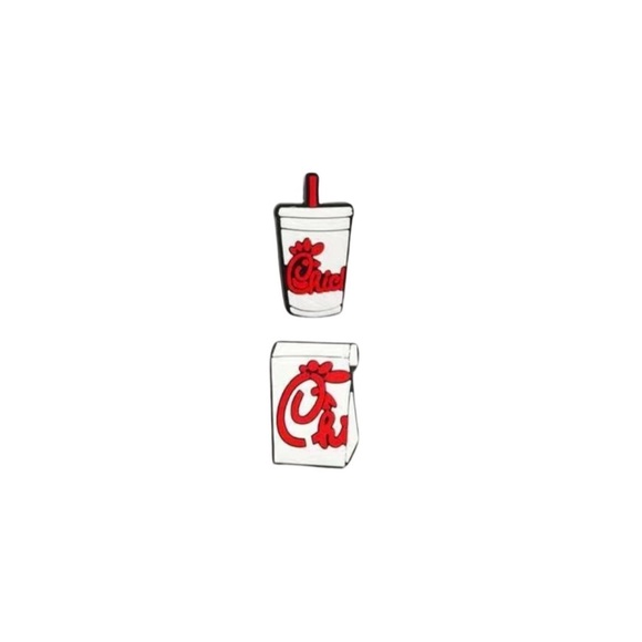 CROCS | Accessories | Chickfila Jibbits Set Of 2 Crocs Nuggets Chicken ...